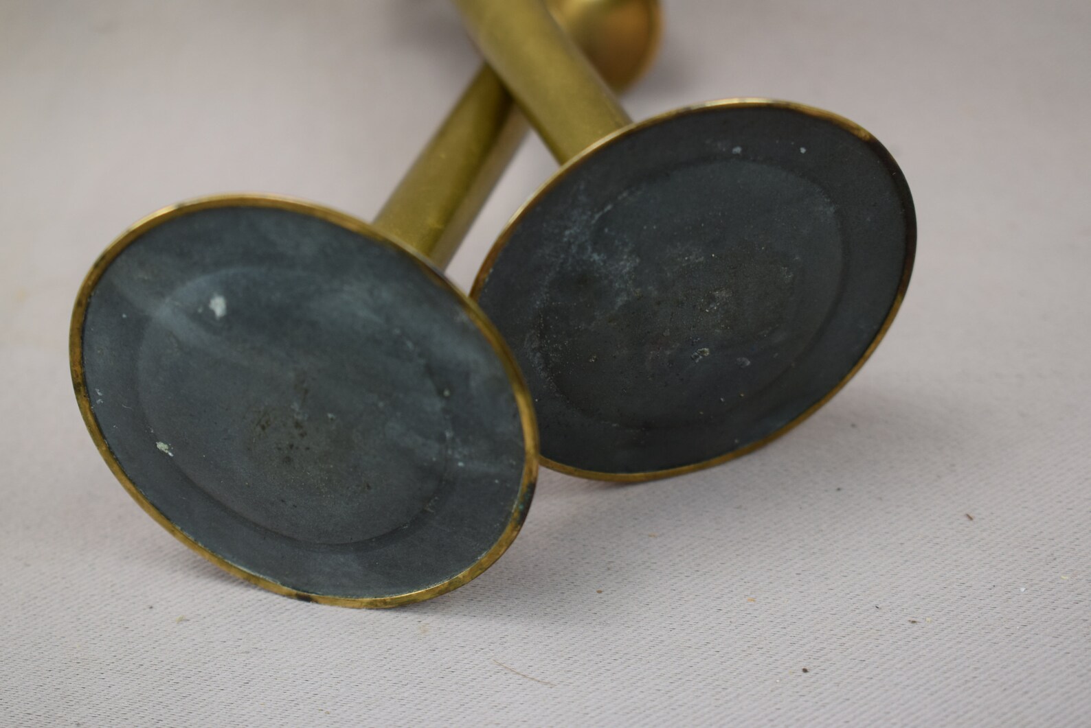 Pair of Miniature Church Brass Candlestick French Antique - Etsy