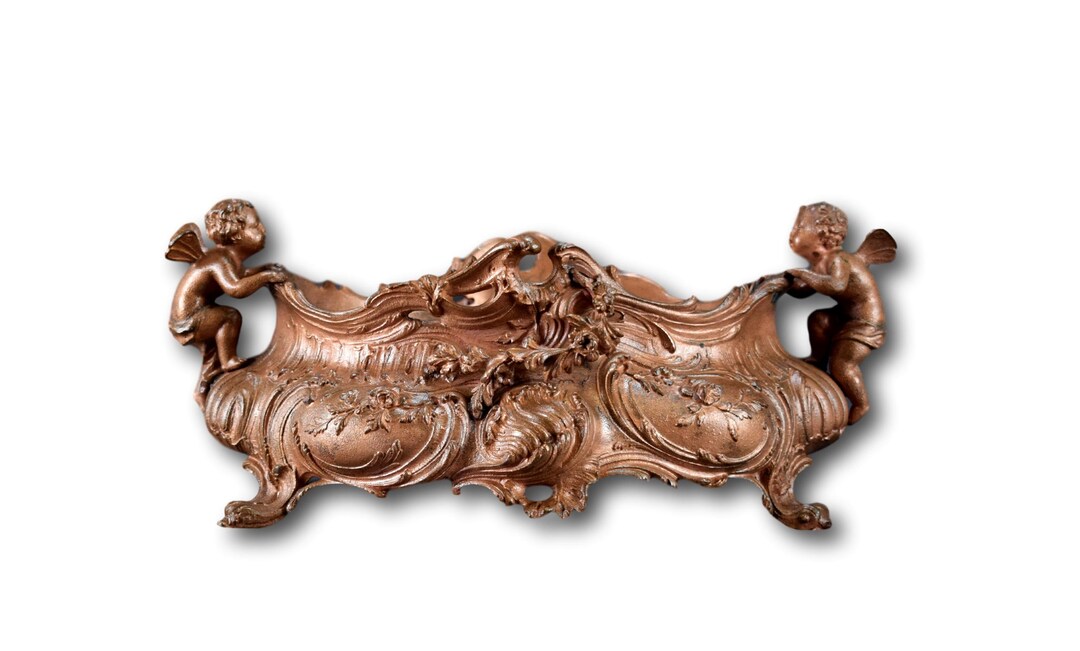 Rococo French Angels Centerpiece Jardiniere Copper Finish - Etsy
