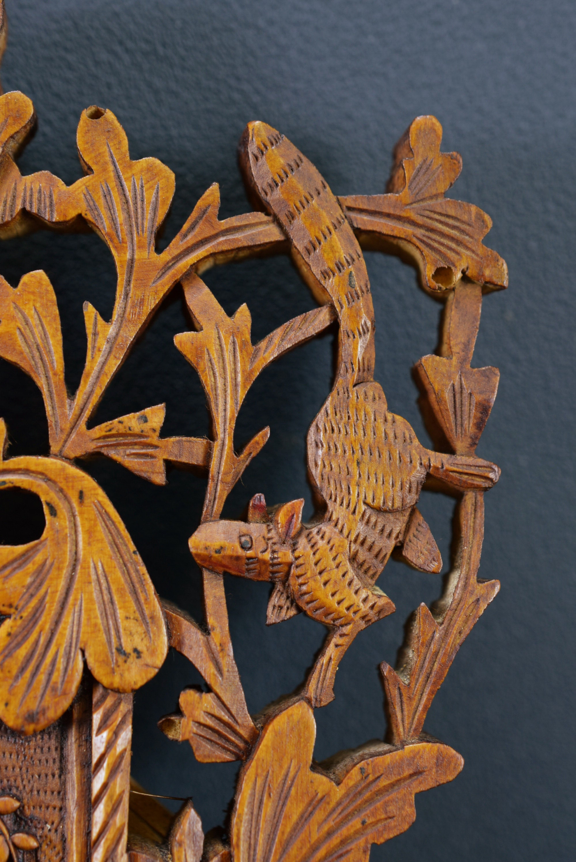 Vintage Hand Carved Wood Wall Photo Frame Indochine | Etsy