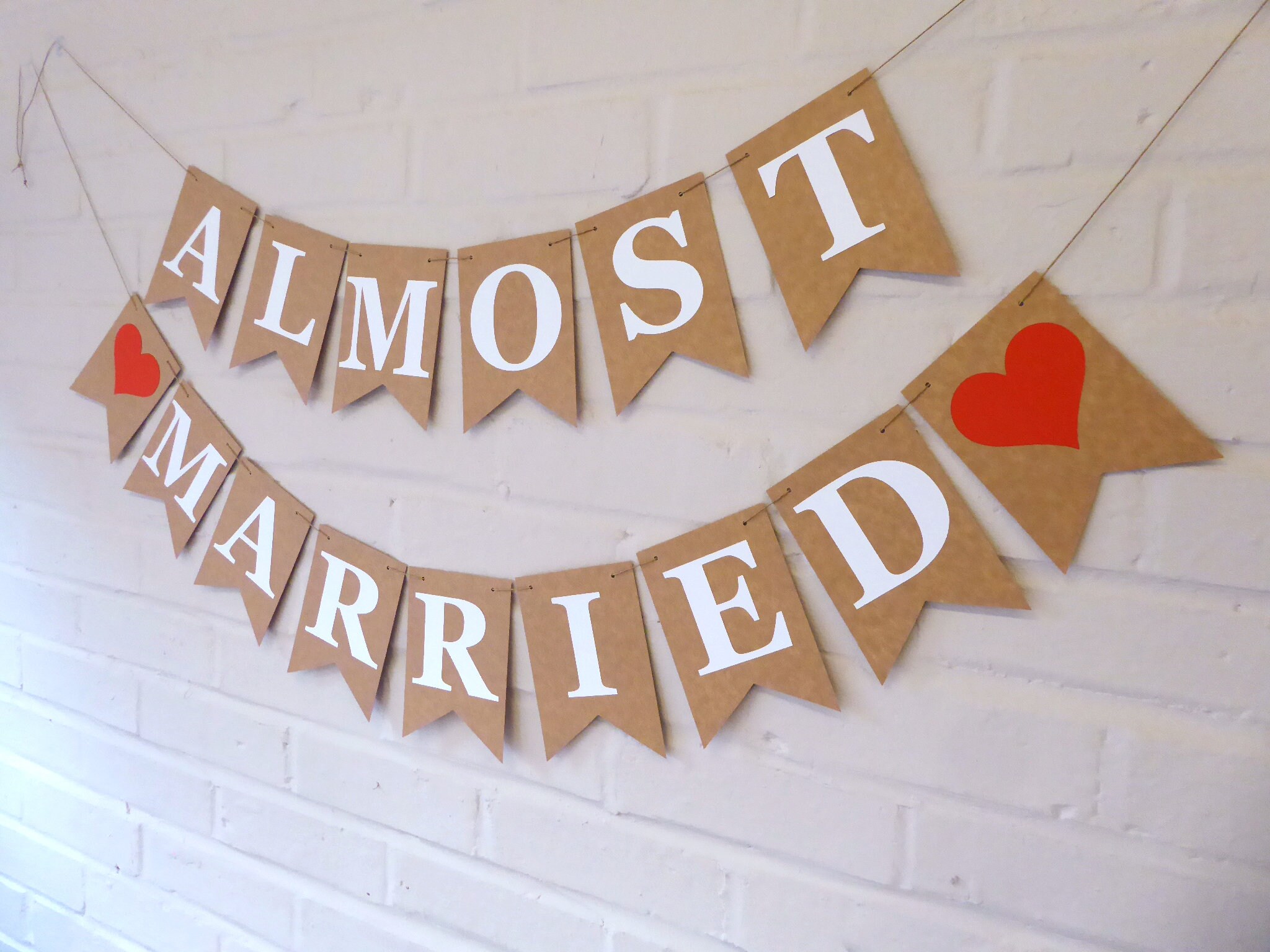 Almost Married Banner Rehearsal Dinner Decoration Bridal | Etsy