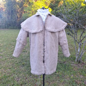 Men's 18th Century Hunting Shirt. 100% Linen, Hand Stitched. Custom ...