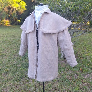 Men's 18th Century Hunting Shirt. 100% Linen, Hand Stitched. Custom ...