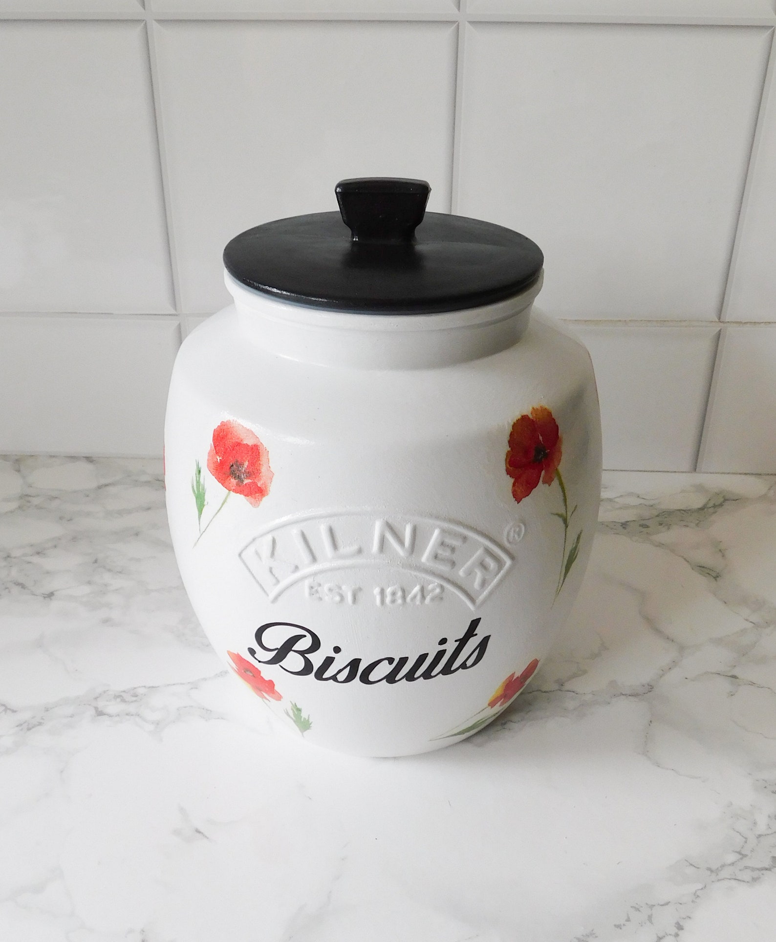 Poppies Kitchen Canisters, Poppy Tea Coffee Sugar Jars, Cookie Jar ...