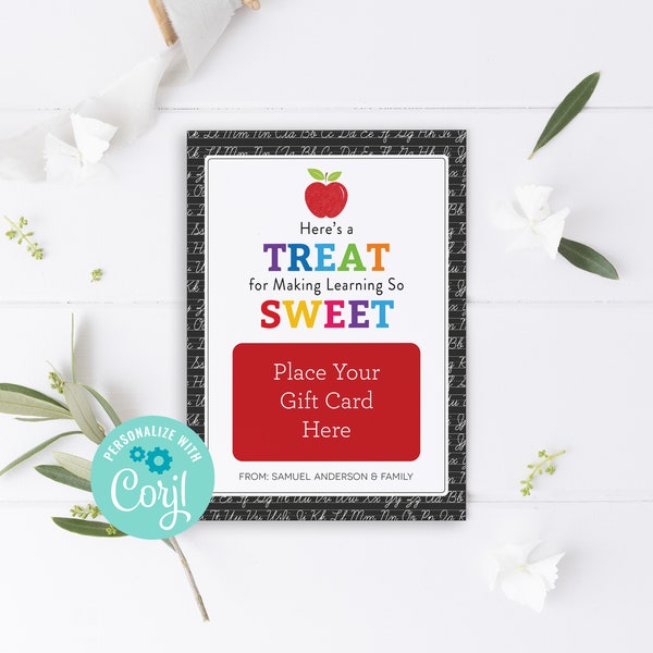 Teacher Appreciation Week Card Printable - Etsy