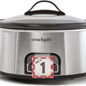 Printable Chili Cook-off Crockpot Number Cards, Chili Cook off ...