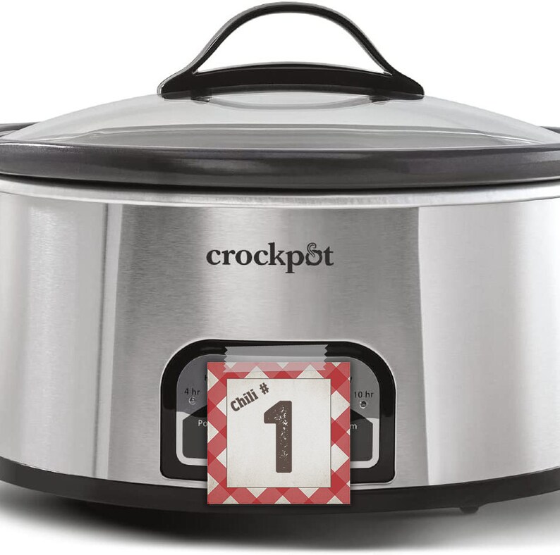 Printable Chili Cook-off Crockpot Number Cards, Chili Cook off ...