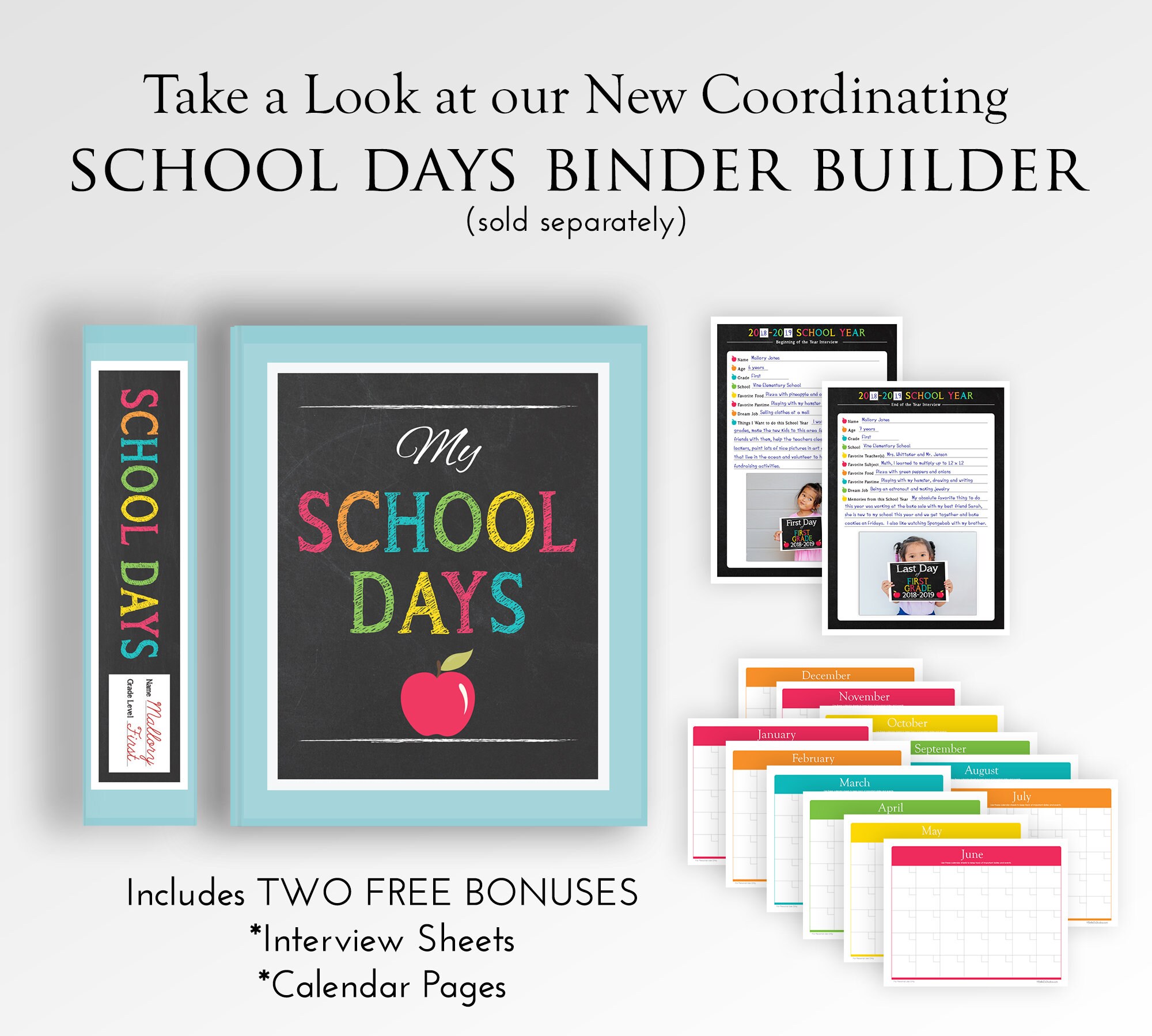 DIY Printable First Day of Montessori School Sign Chalkboard | Etsy