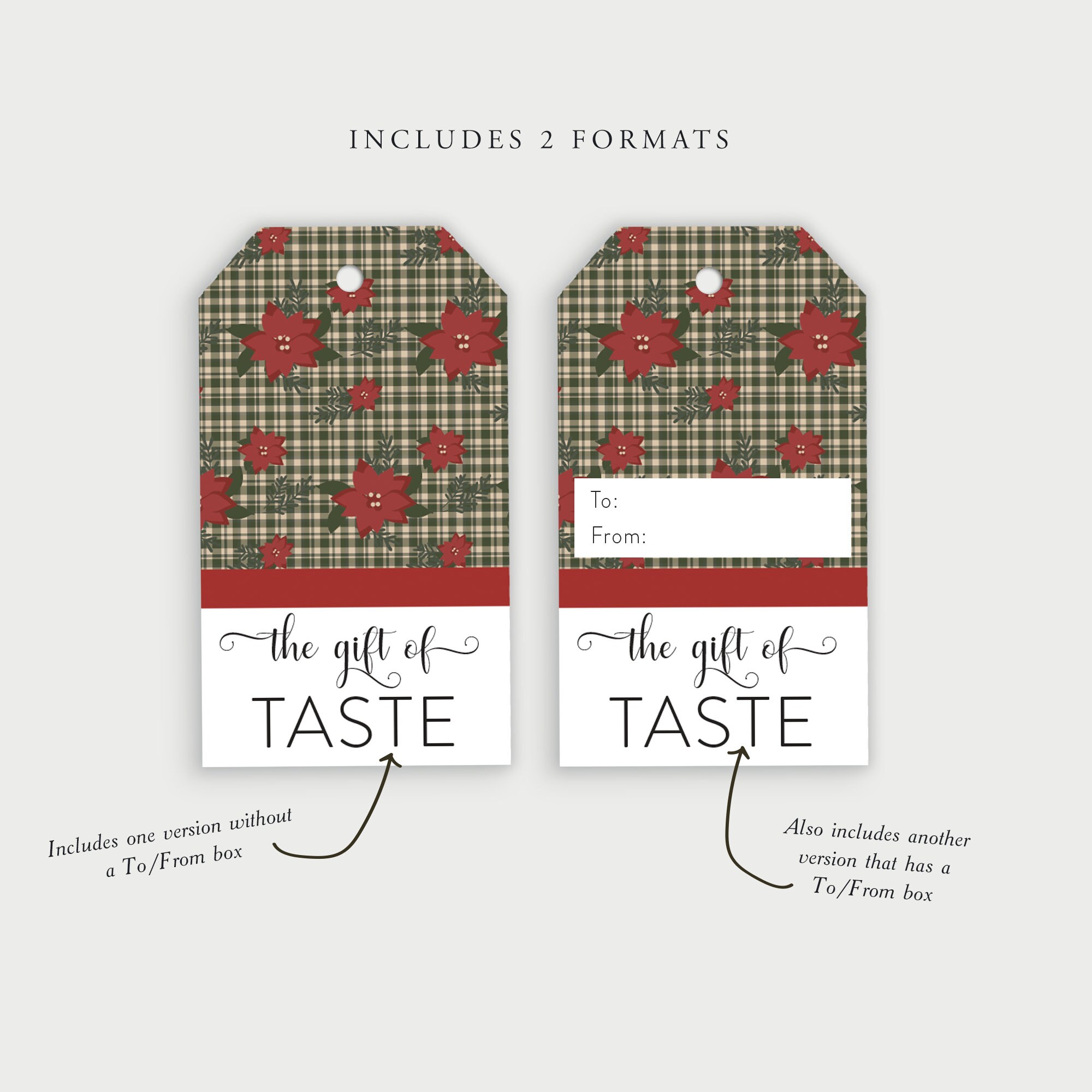 Printable Holiday FIVE SENSES Gift Tags Christmas Gift Idea - Etsy