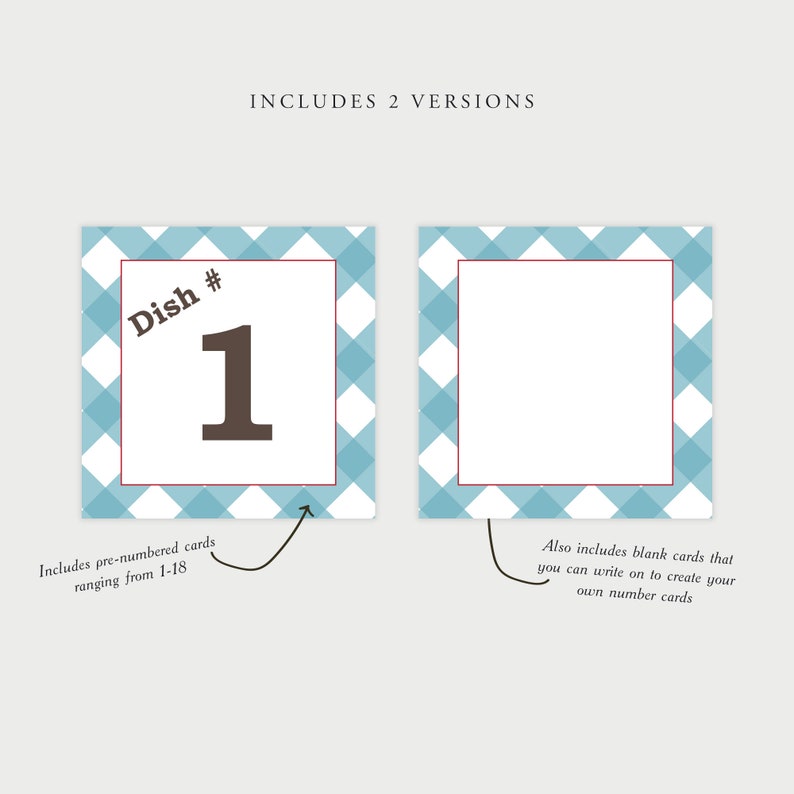 Printable Food Competition Number Cards, Bake off Competition ID Cards ...