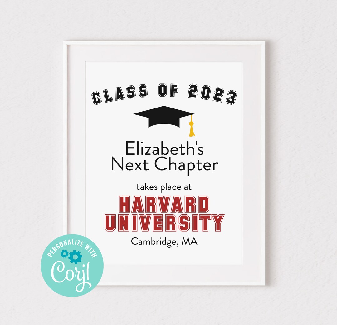 Printable Next Chapter Graduation Sign Next Chapter at - Etsy