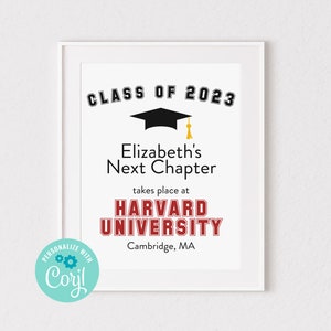 Printable Next Chapter Graduation Sign Next Chapter at - Etsy