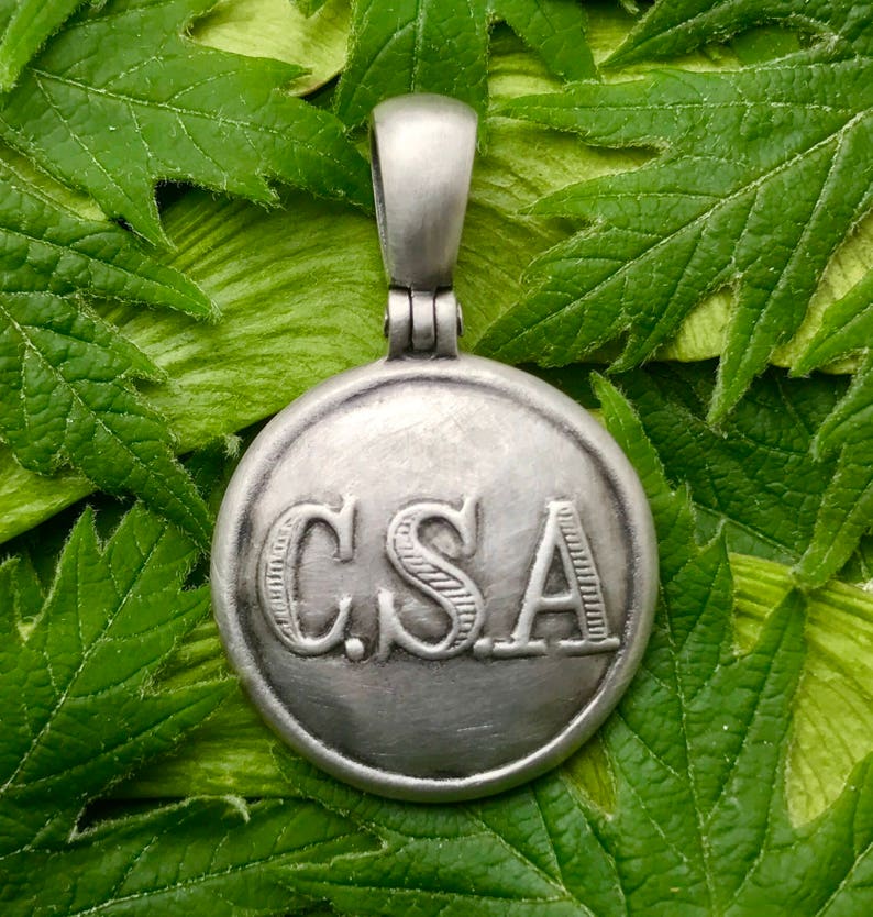 Sterling Silver Confederate Army General Service csa Button cs81civil ...