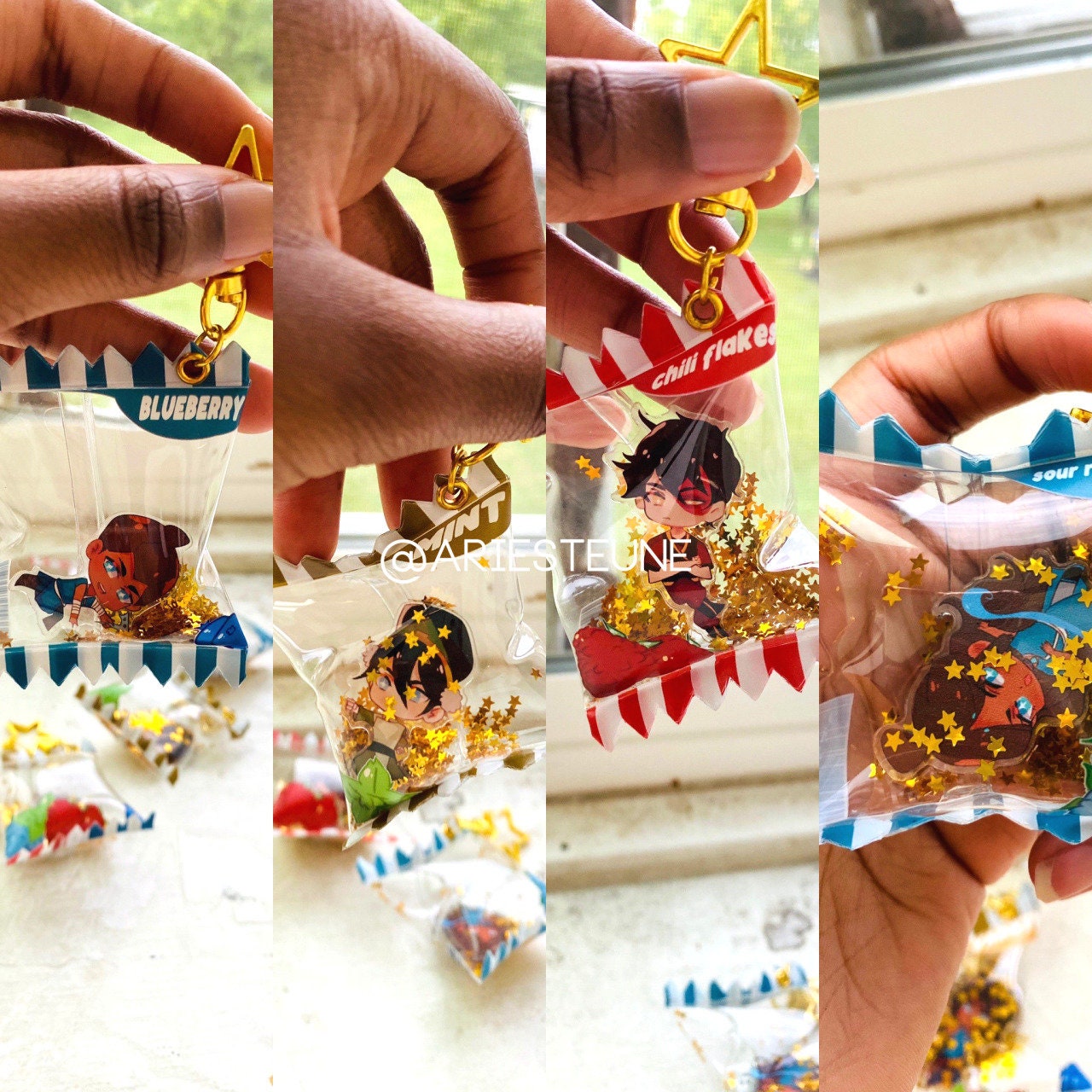 CUSTOM Oc Candybag Keychains Preorder READ DESCRIPTION - Etsy