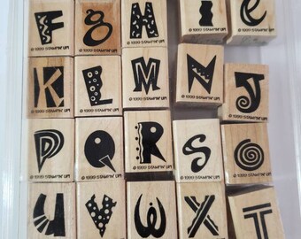 Stampin up Alphabet Set - Etsy