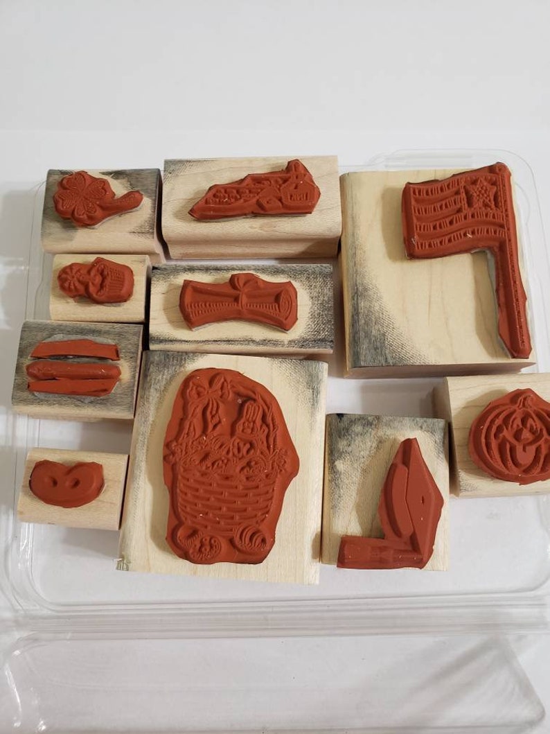 Stampin up Button and Bow Accessory Stamp Set 1999 Scrapbook - Etsy