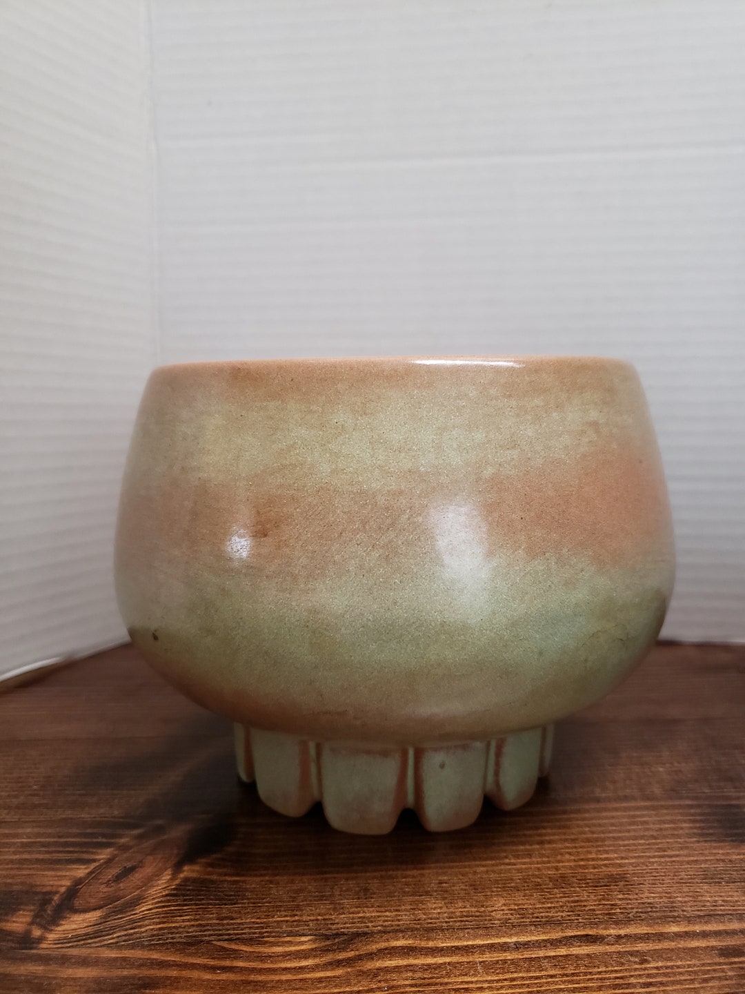 Vintage Frankoma Pottery Planter Cogwheel 235 Bowl - Etsy