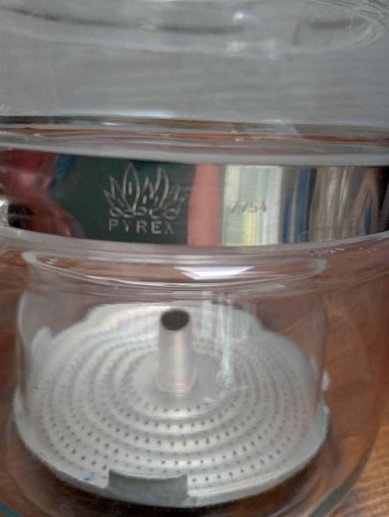 Vintage Pyrex Glass Flameware 4-cup Percolator Coffee Pot Model 7754-B ...