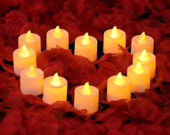 Red Tea Lights - Etsy