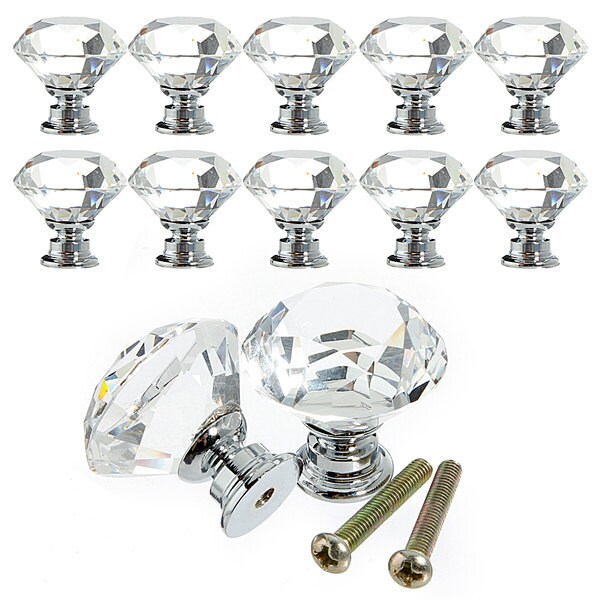 Crystal Cabinet Handles - Etsy