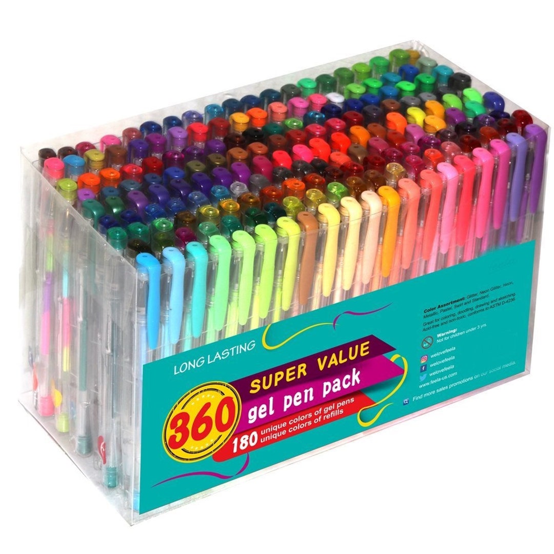 Staples Gel Pens Assorted Point Sizes And Ink Colors 36 Pack 20197