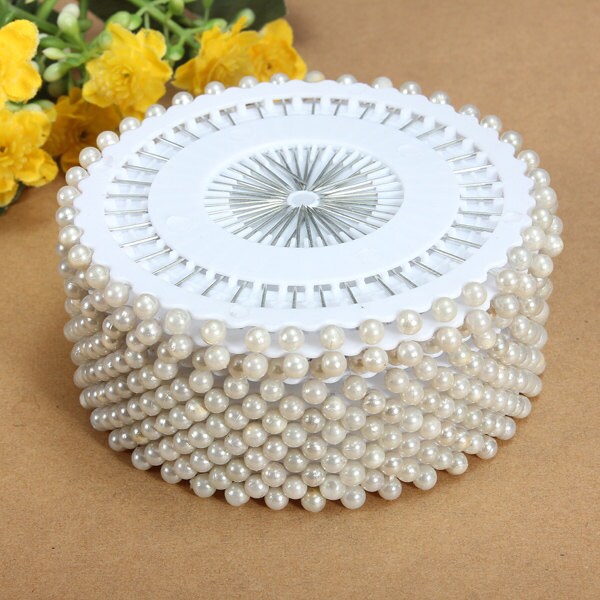 Pearl Head Pins - Etsy