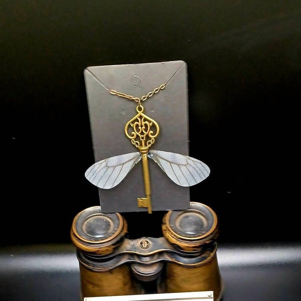 Winged Skeleton Key - Etsy