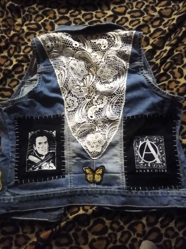 Battle Vest Punk Vest Denim Vest Punk Patches Anarchy - Etsy