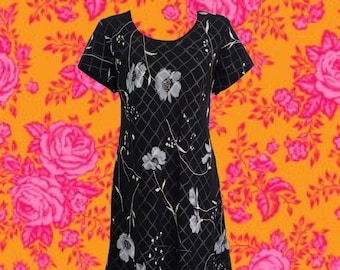 Grid Pattern Dress - Etsy