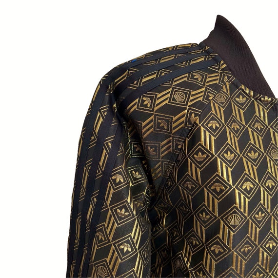 Adidas 50th Anniversary Black & Gold Track Jacket • T… - Gem