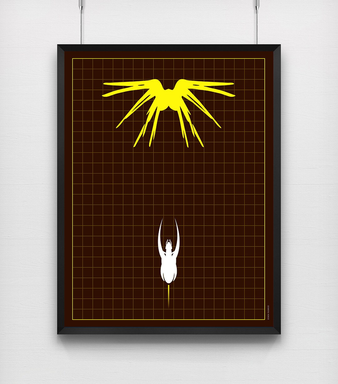 Babylon 5 - Against All Odds / Vorlon Cruiser Design. Poster, Art Print ...