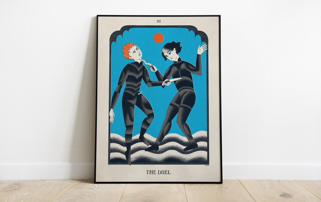 Dune Poster - the Duel: Paul Vs. Feyd-rautha. Art Print, Wall Art. 8X10 ...