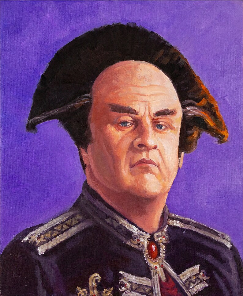Babylon 5 Londo Mollari Portrait. Oil Painting of Canvas | Etsy