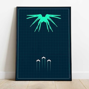 Babylon 5 Starfury Fighter Poster – Retro Sci-fi Art Print - Etsy