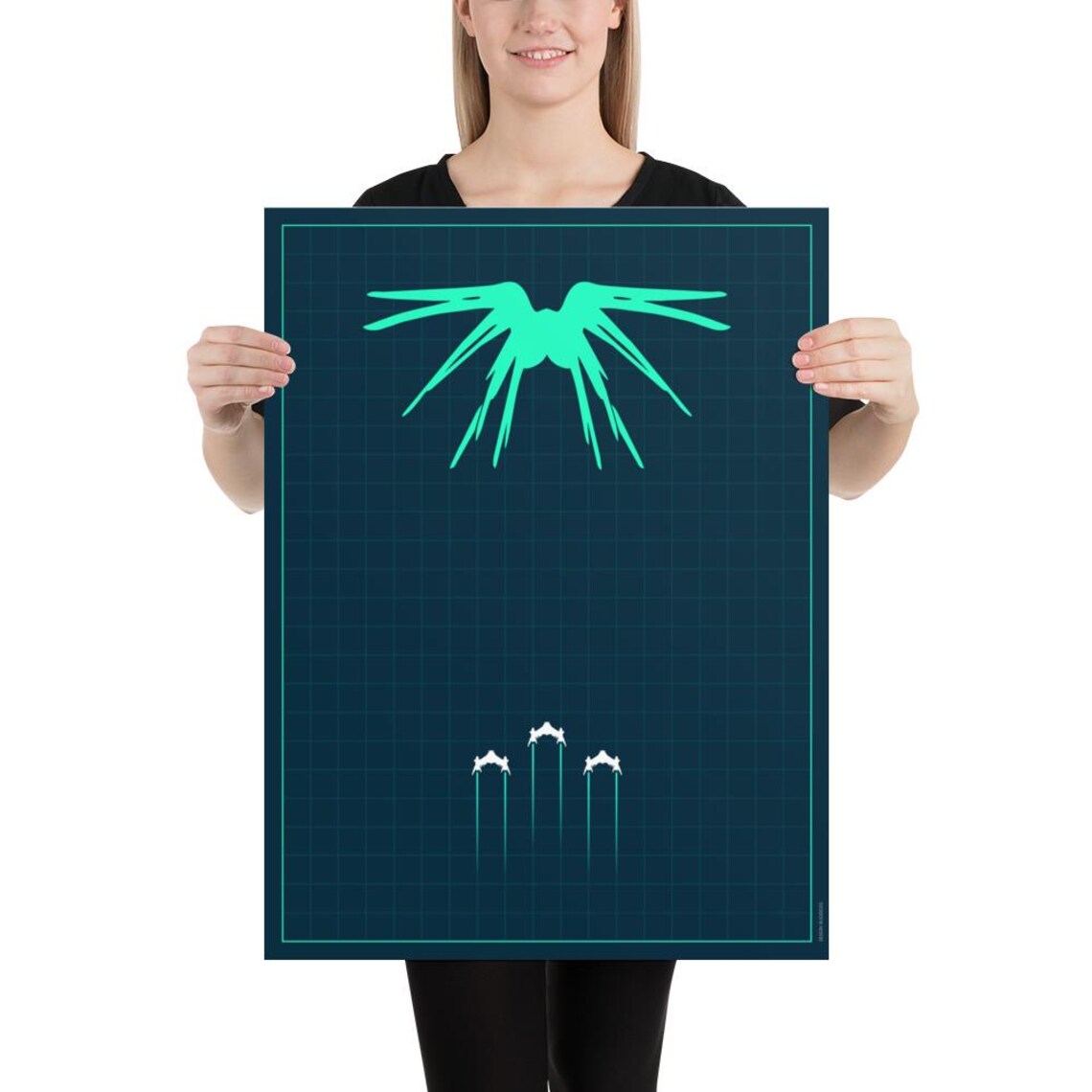 Babylon 5 Starfury Fighter Poster – Retro Sci-fi Art Print - Etsy