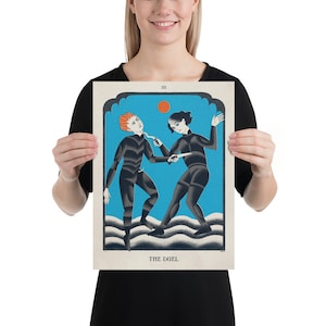 Dune Poster - the Duel: Paul Vs. Feyd-rautha. Art Print, Wall Art. 8X10 ...