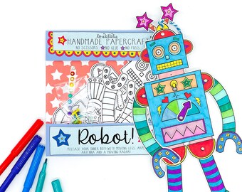 Robot Craft Kit Etsy