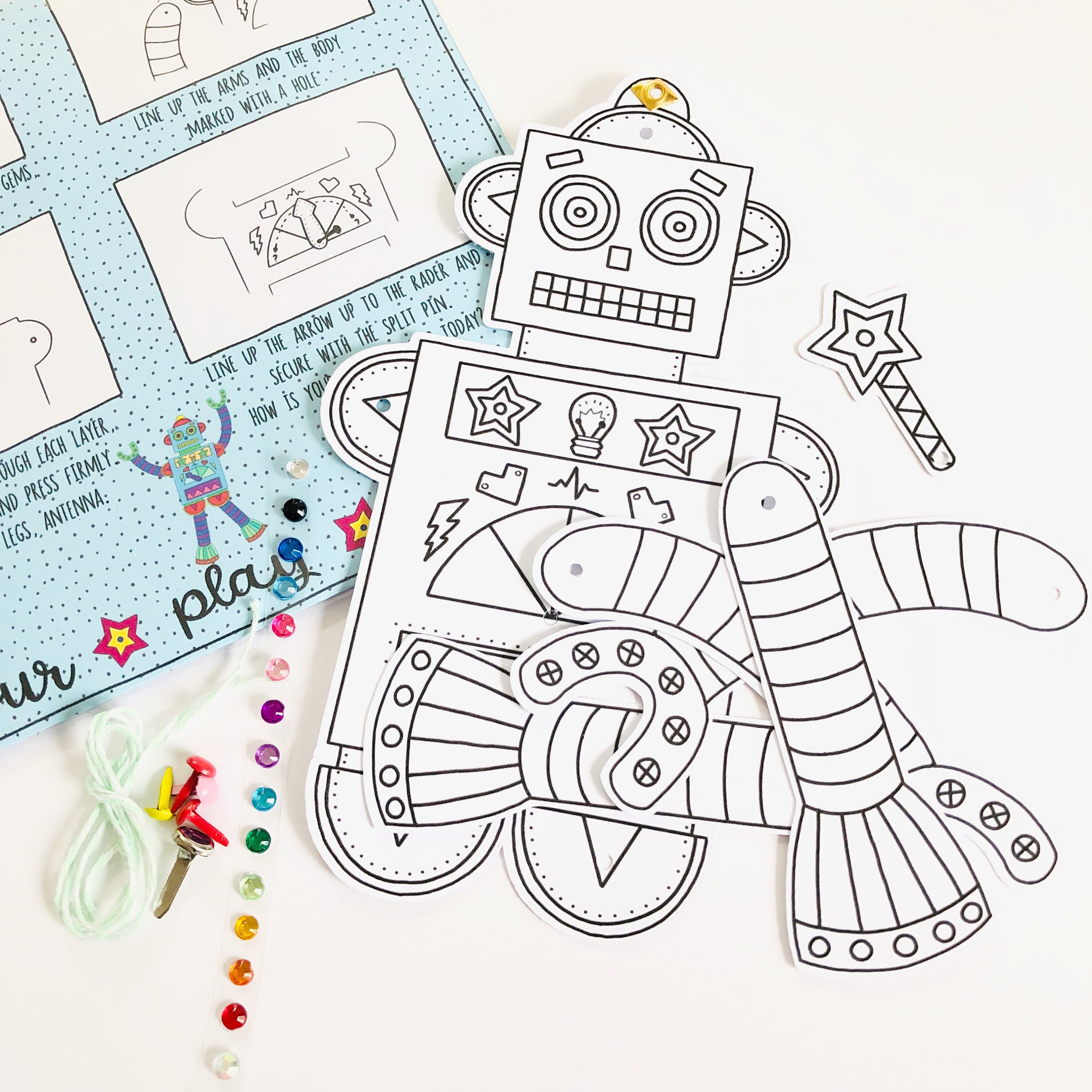 Robot Craft Kit - Etsy