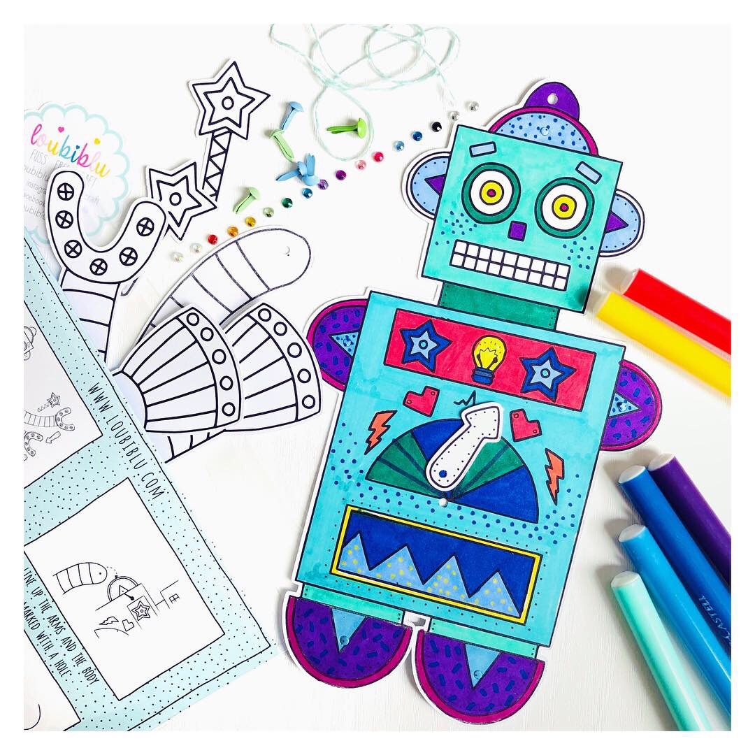 Robot Craft Kit - Etsy