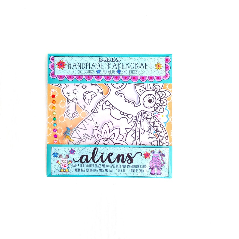 Aliens Monster Craft Kit - Etsy