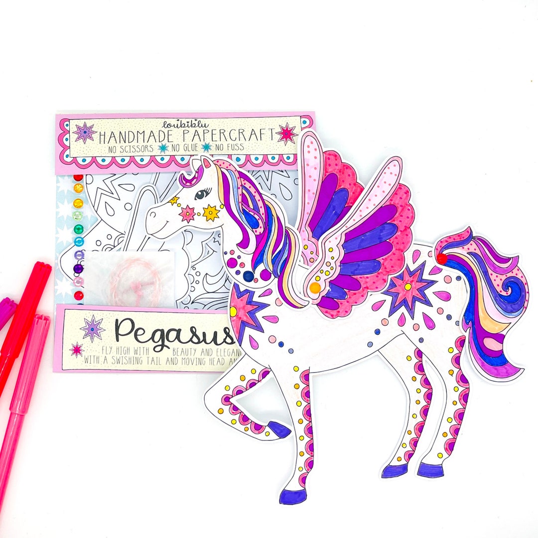 Pegasus/unicorn Craft Kit - Etsy