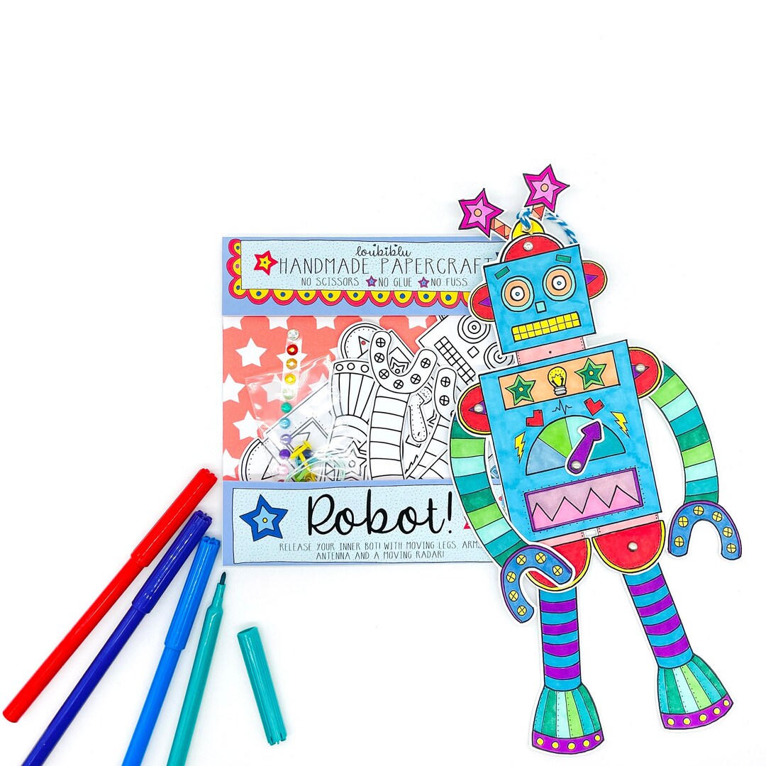Robot Craft Kit - Etsy