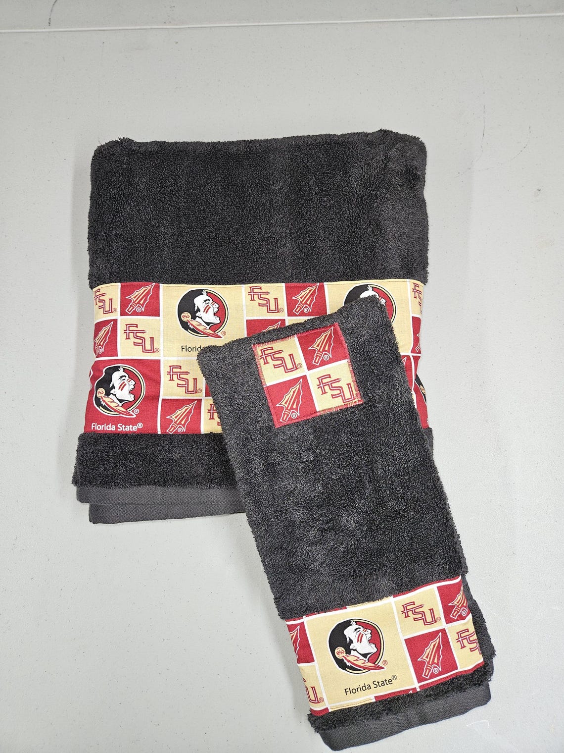 Florida State University Seminoles Hand and Bath Towel Set - Etsy