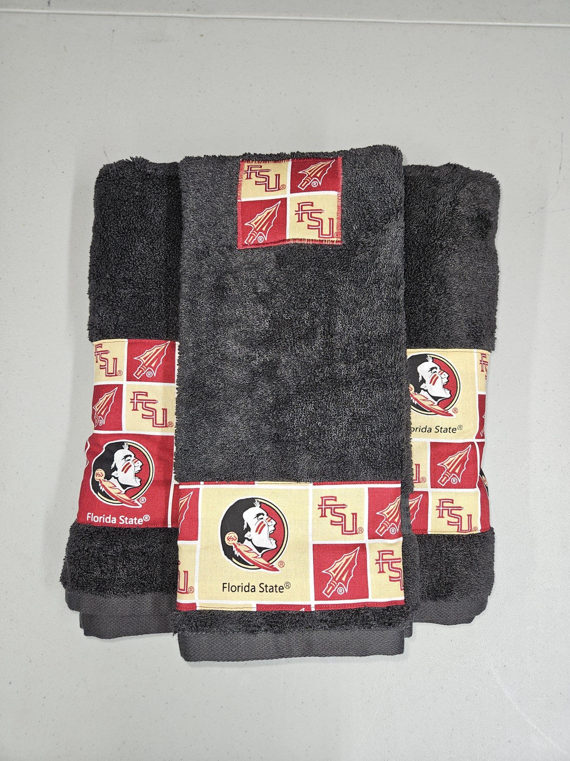 Florida State University Seminoles Hand and Bath Towel Set - Etsy