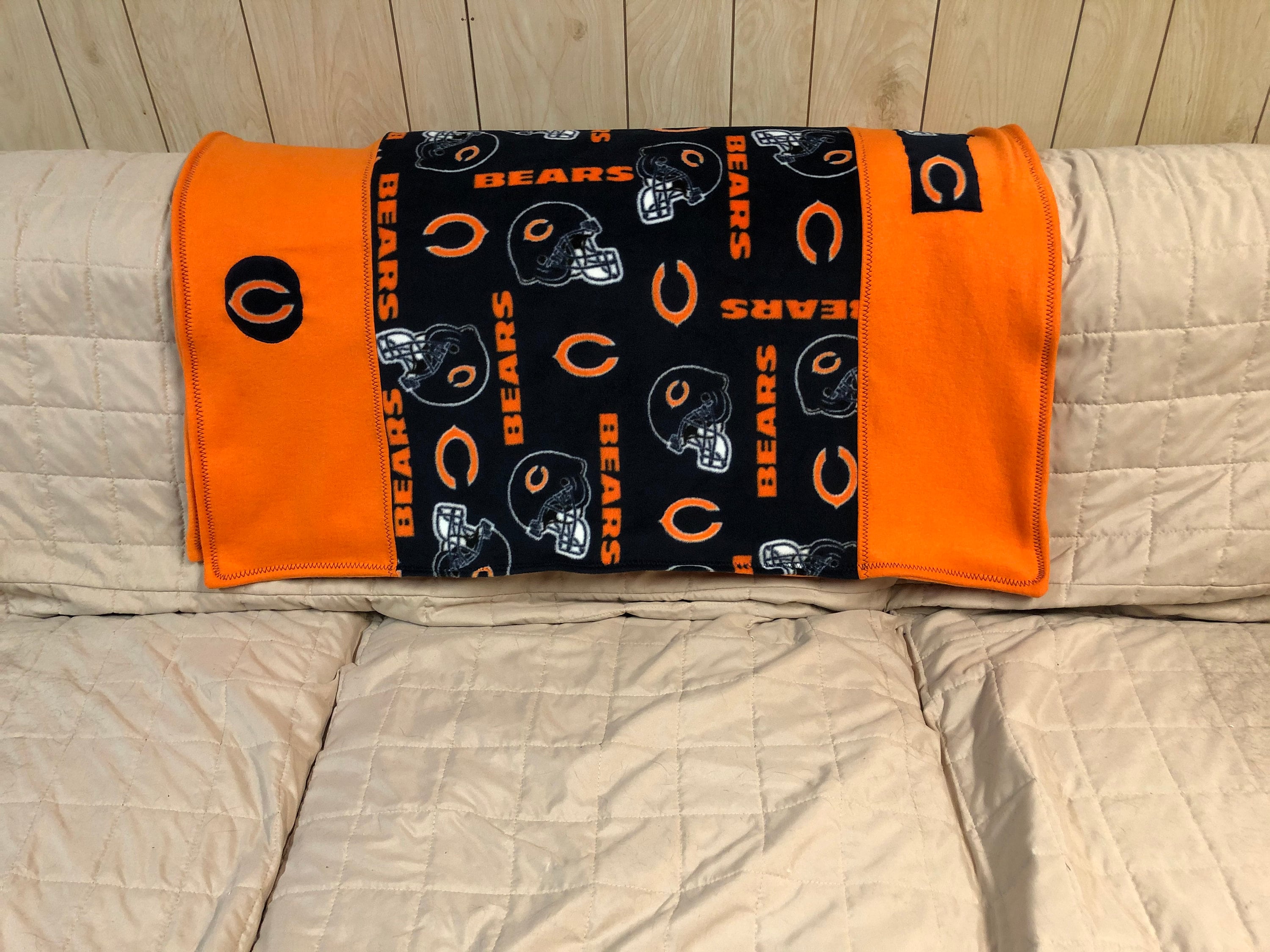 Chicago Bears Lap/stadium Blanket - Etsy