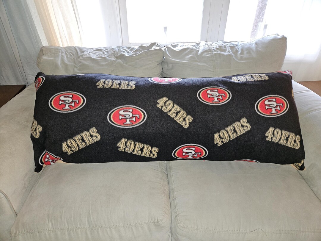 San Francisco 49ers Fleece Body Pillow Cover - Etsy
