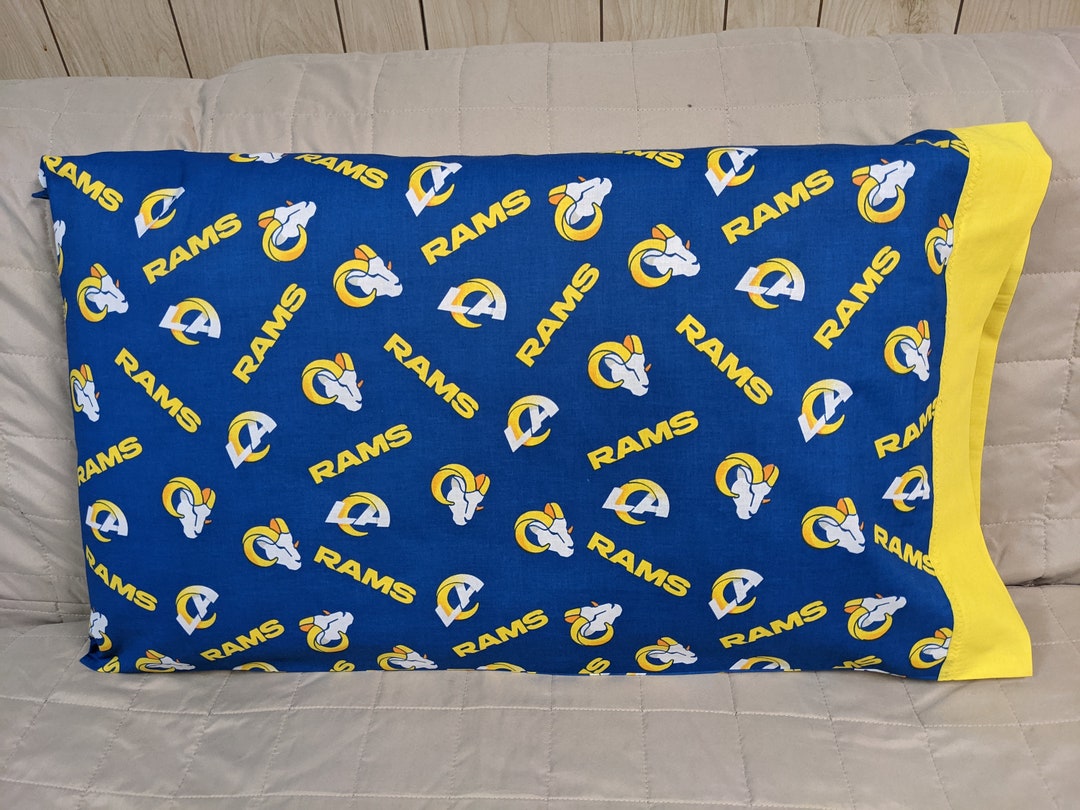Los Angeles Rams Standard/queen Size Cotton Pillowcase - Etsy