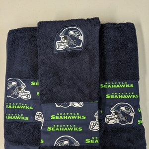 Seattle Seahawks Hand and Bath Towel Set - Etsy