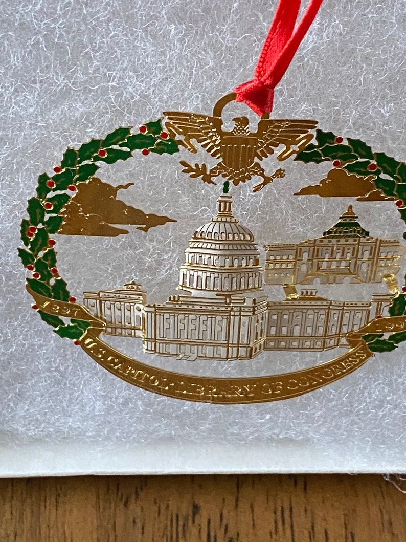 United States Capital Historical Society Holiday Ornament | Etsy