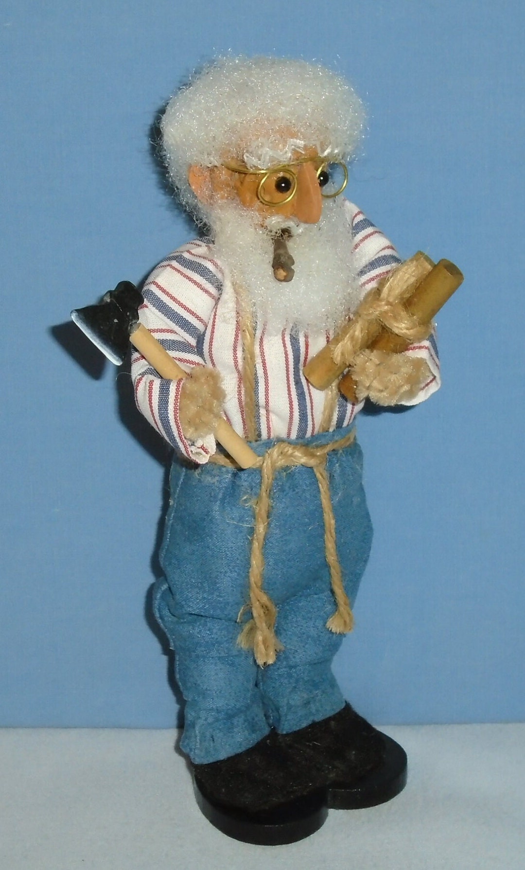 Walnut Doll Handmade Country Folk Hand Carved Nut Doll Small Gift - Etsy