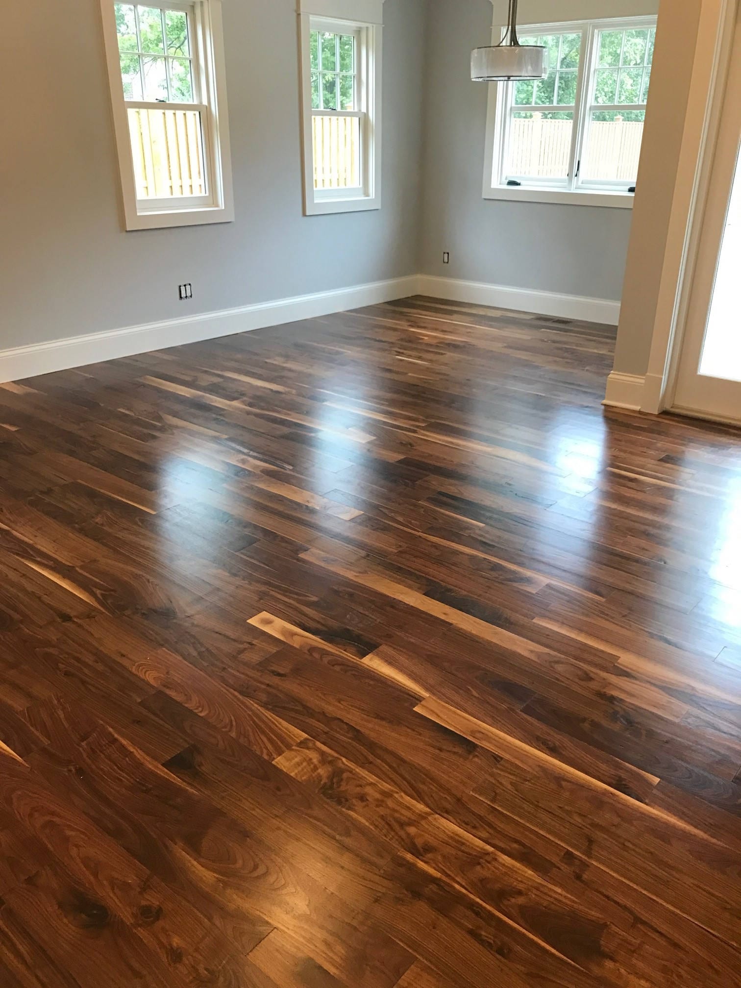 Dark Walnut Wood Floors
